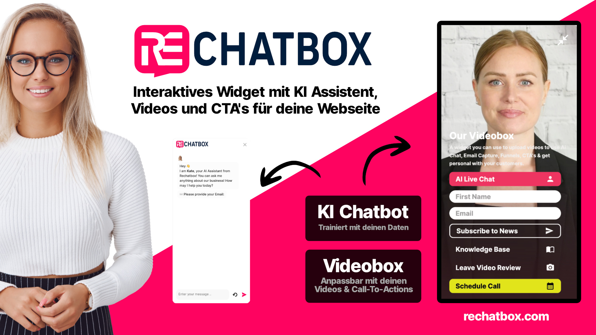 RECHATBOX - KI Chatbot für Webseiten & Unternehmen, trainiert mit ...